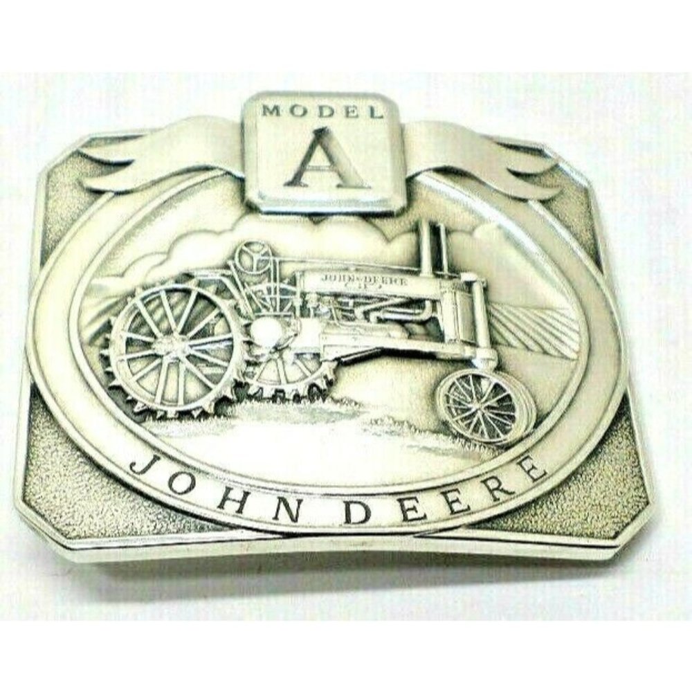 John Deere 1989 Belt Buckle Model A / Advertising Buc… - Gem